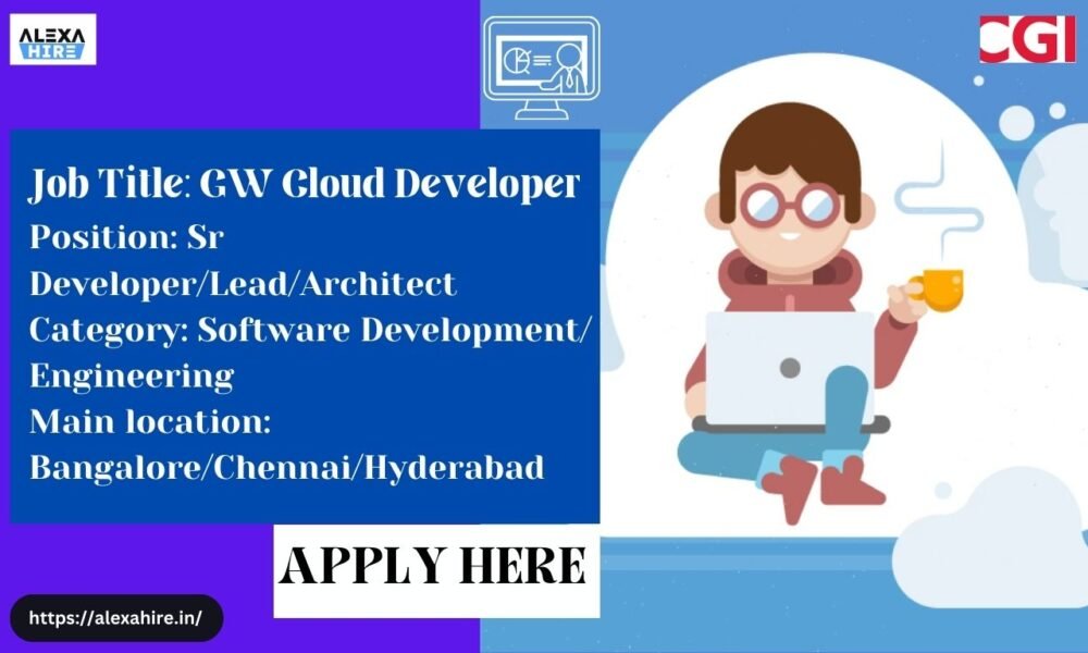 GW Cloud Developer Dynamic Opportunity Software Development with CGI 2023