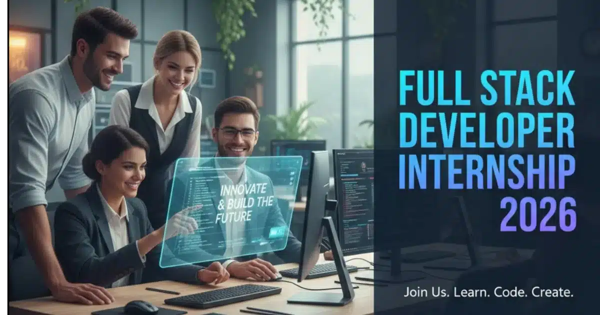 Full Stack Developer Internship 2026 | Freshers Can Apply